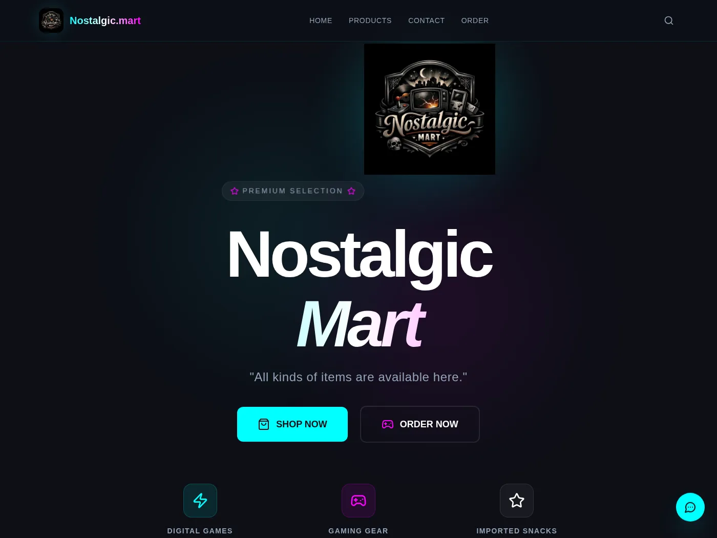 Nostalgic.mart Shop Site