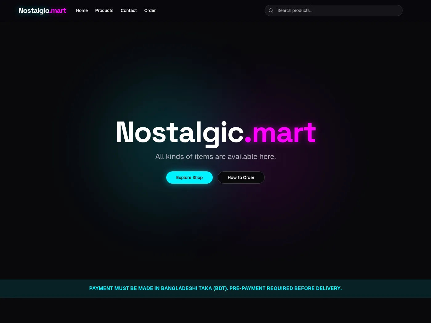 Nostalgic.mart Webshop