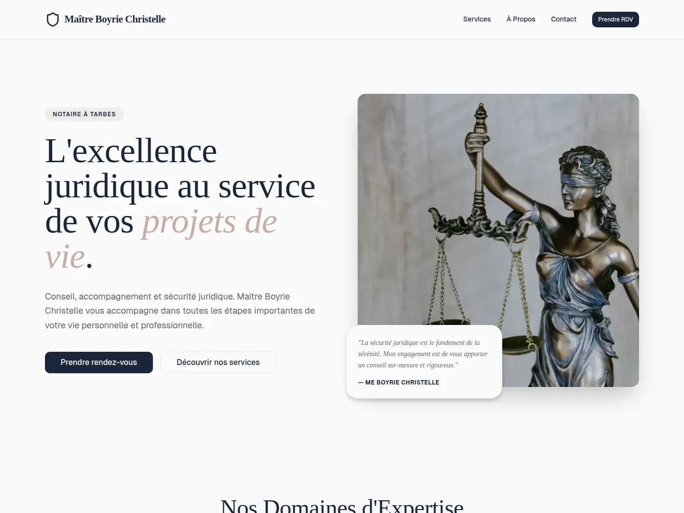 Notaire Boyrie Web Présence