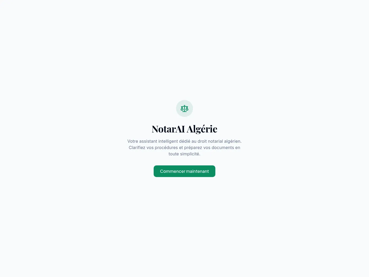 NotarAI Algérie