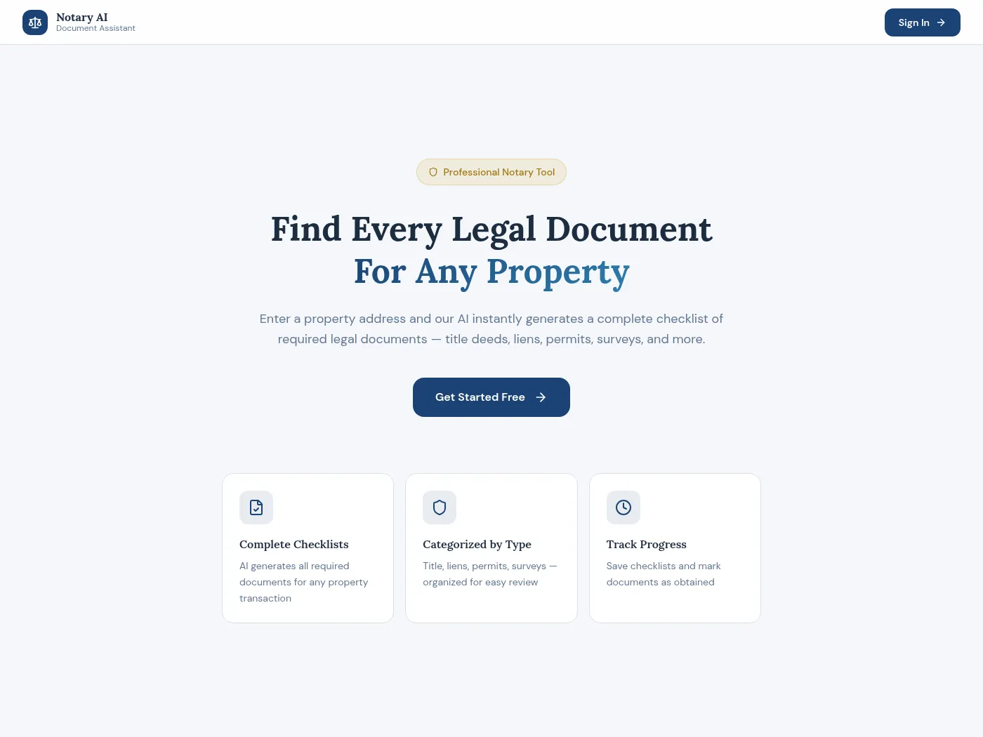 Notary AI Assistant