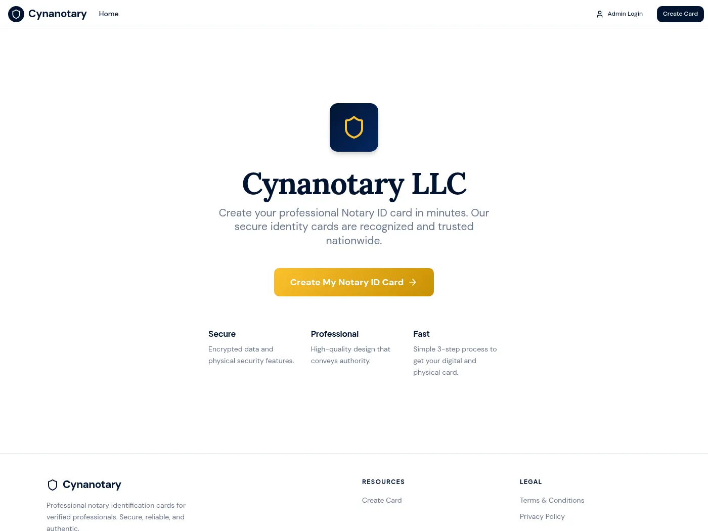 Notary ID Card Creator
