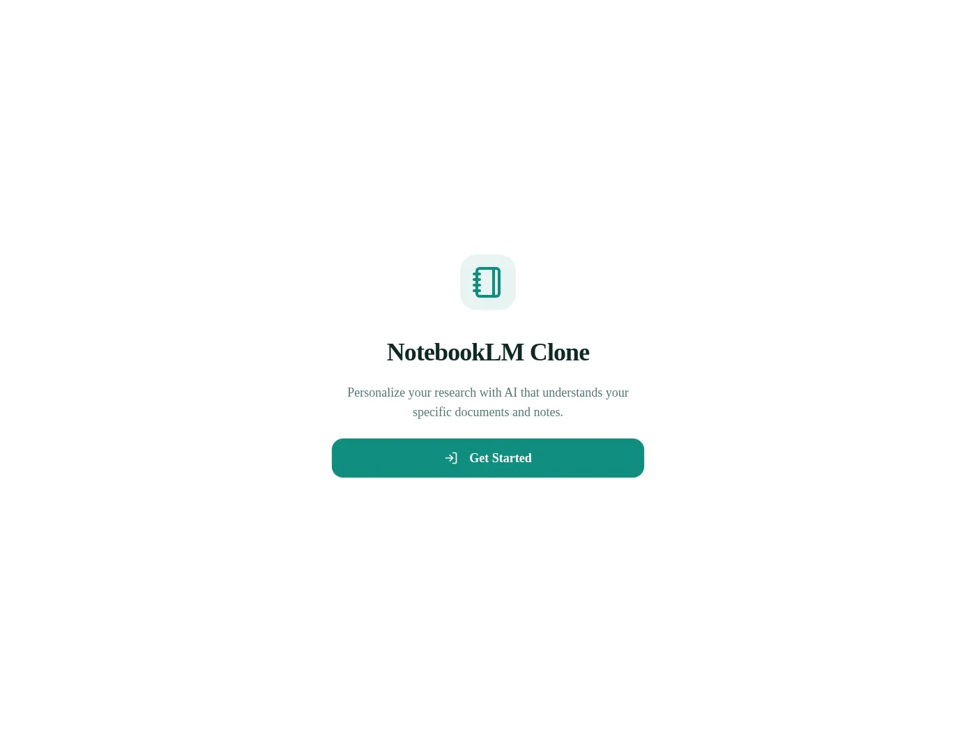 NotebookLM Clone