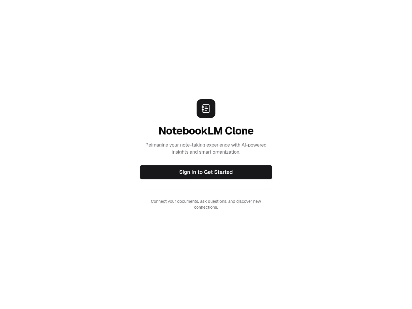 NotebookLM Clone