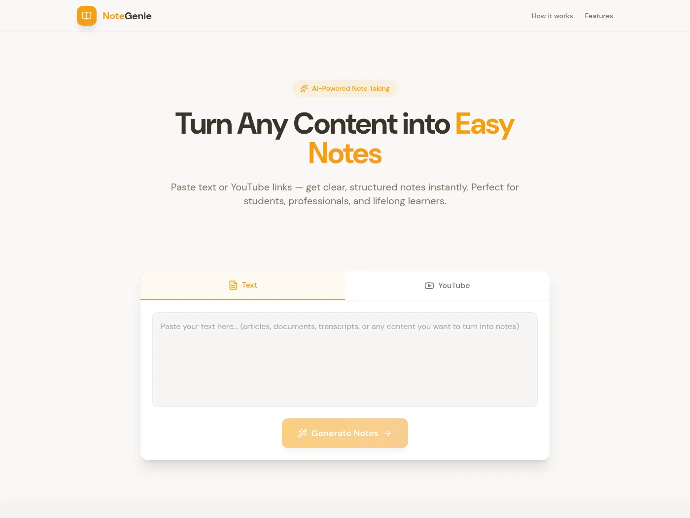 NoteGenie