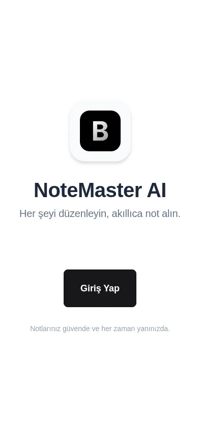 NoteMaster AI Notebook