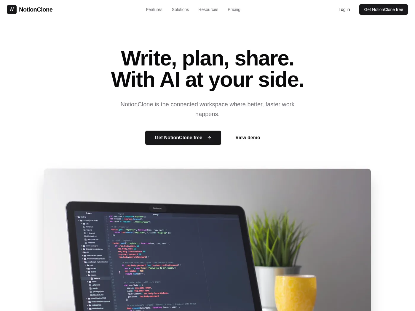 NotionClone Pro