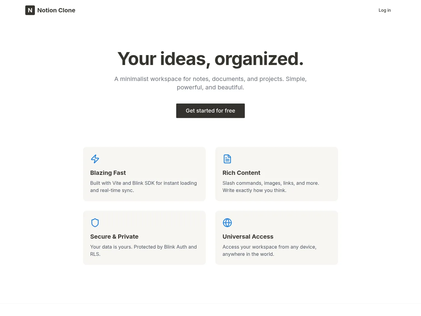 Notion Clone