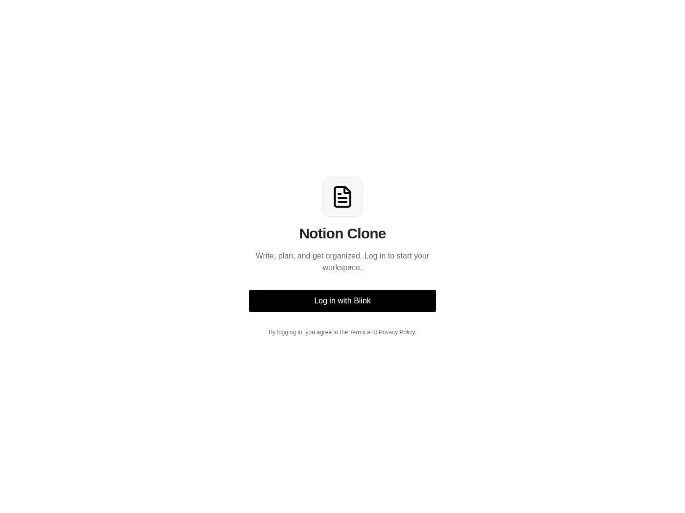 Notion Clone
