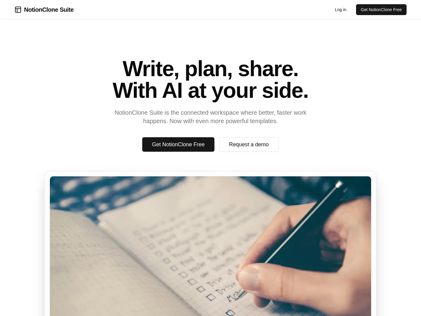 NotionClone Suite