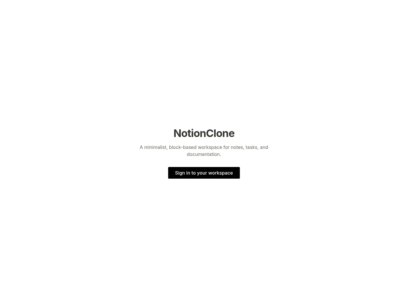 NotionClone