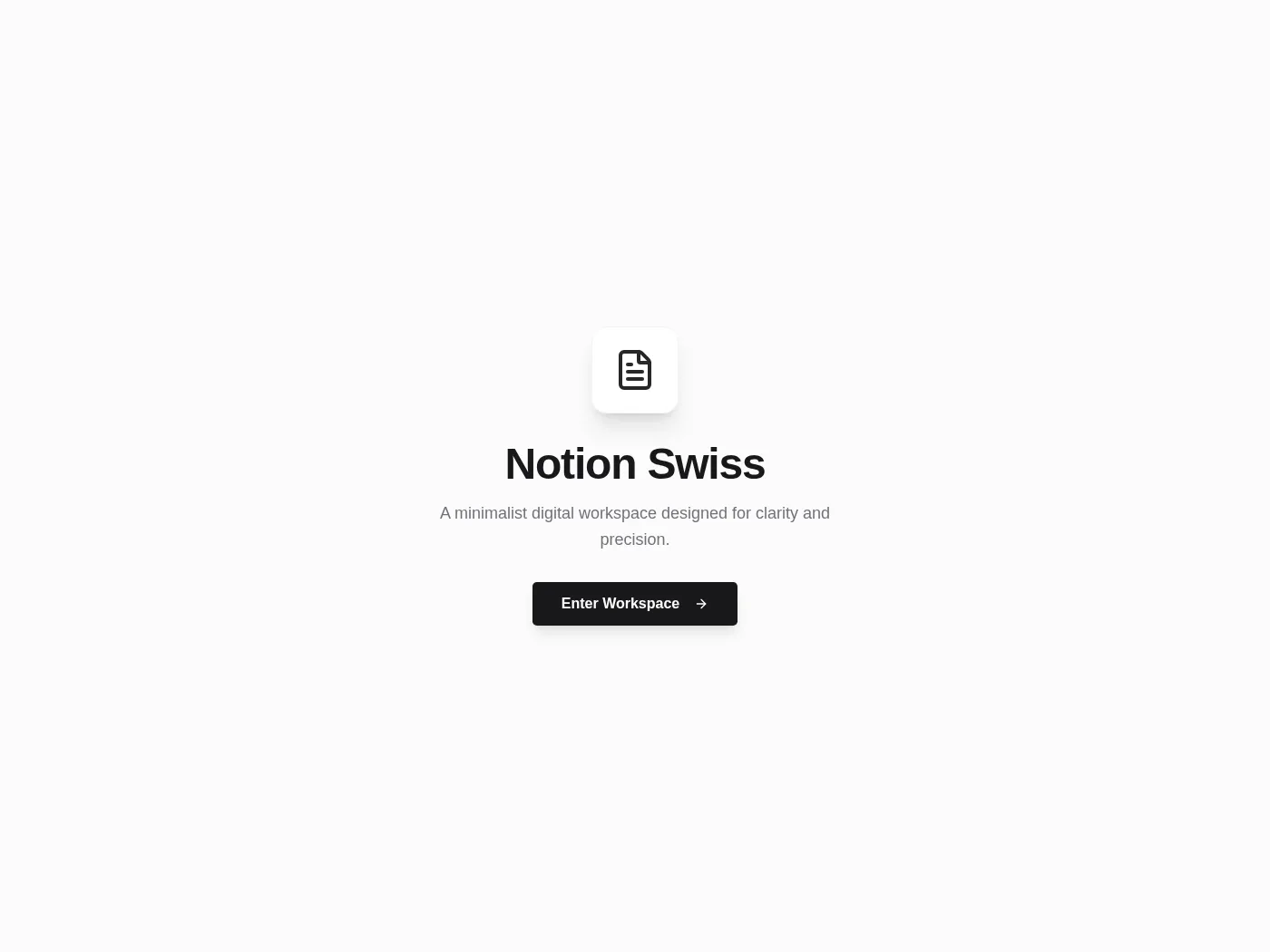 Notion Swiss