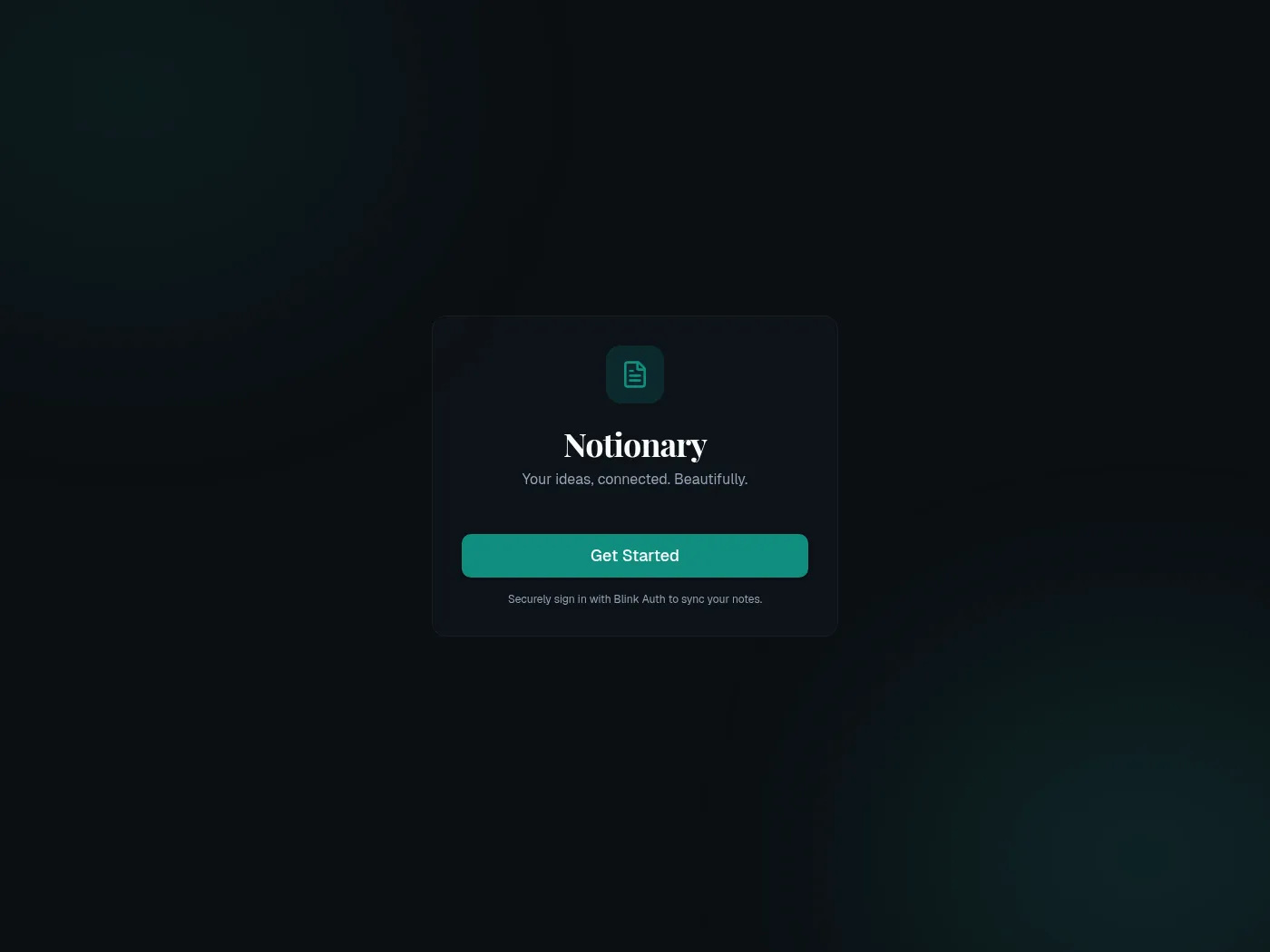 Notionary Notes