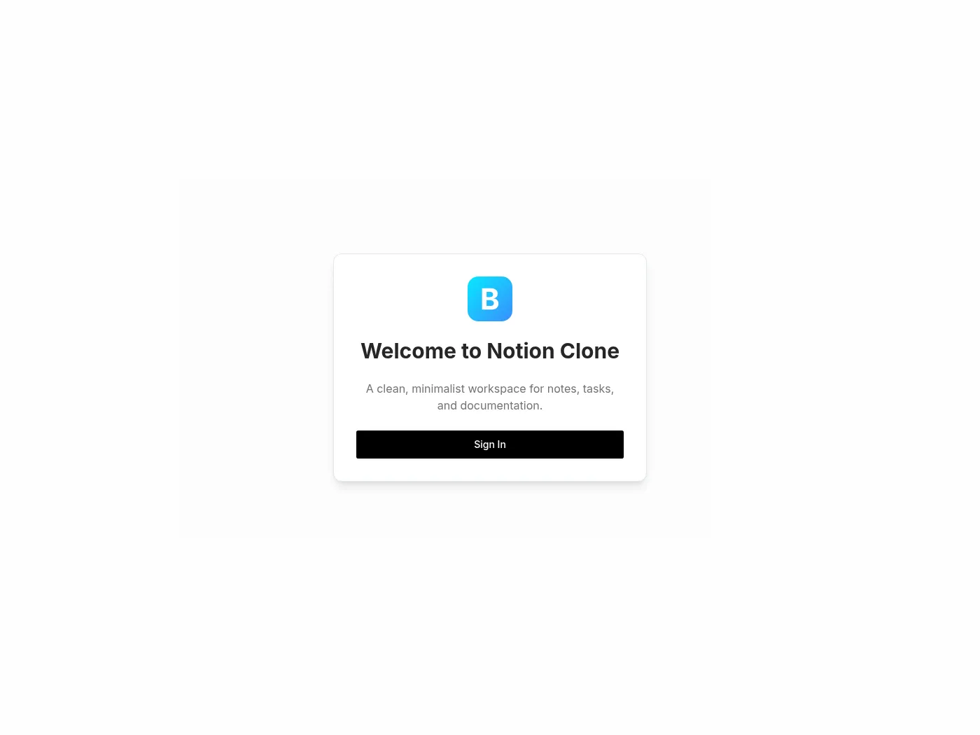 Notion Clone