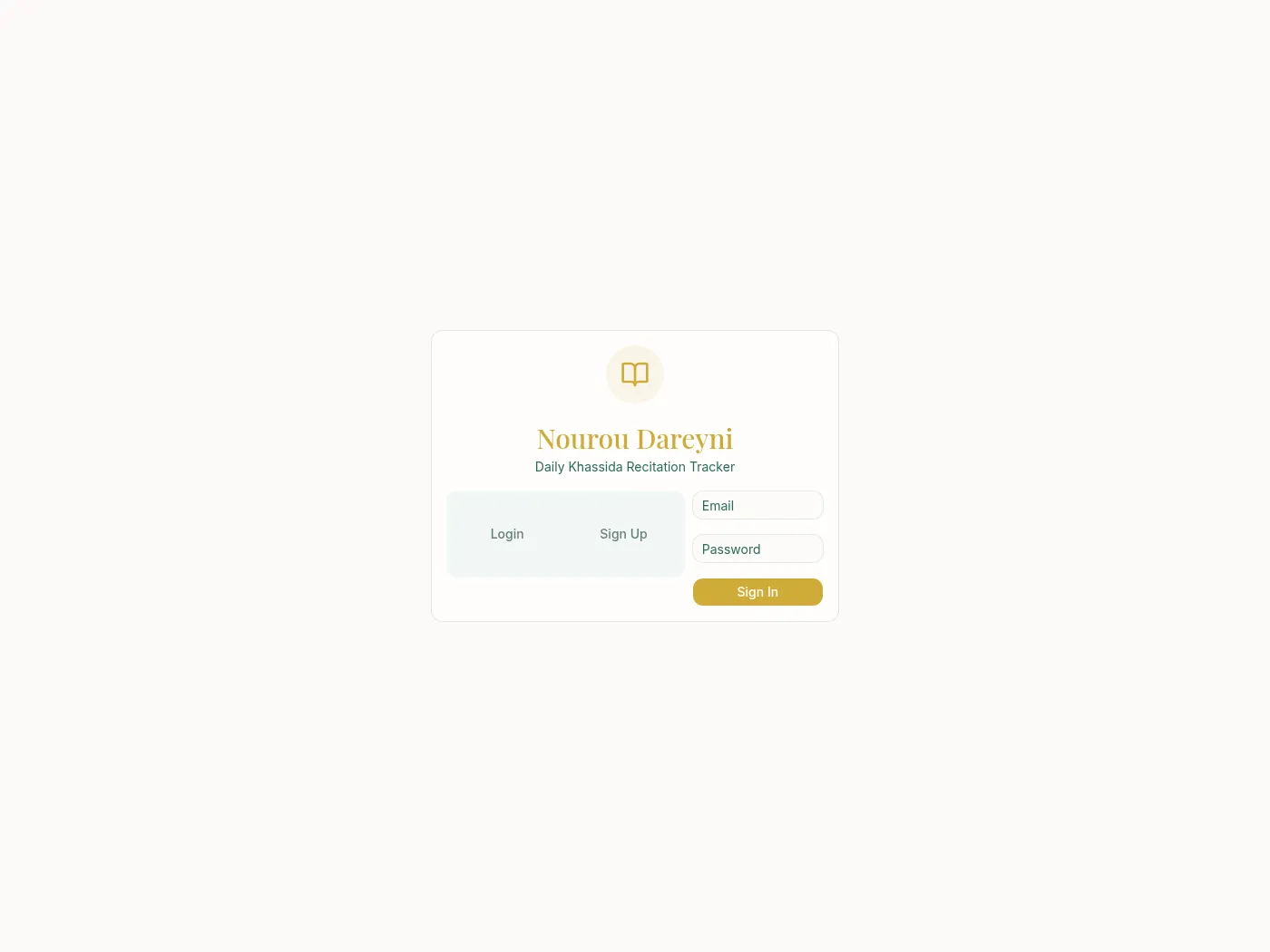 Nourou Dareyni Tracker