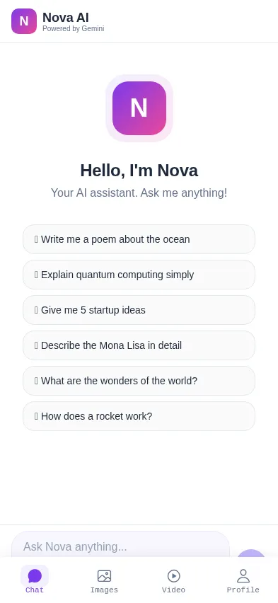 Nova AI Chat Studio