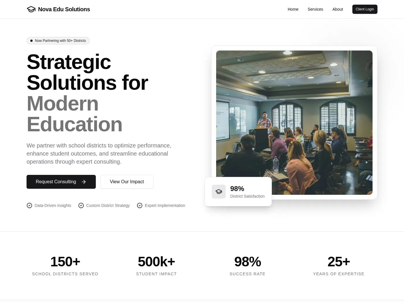 Nova Edu Consult Portal