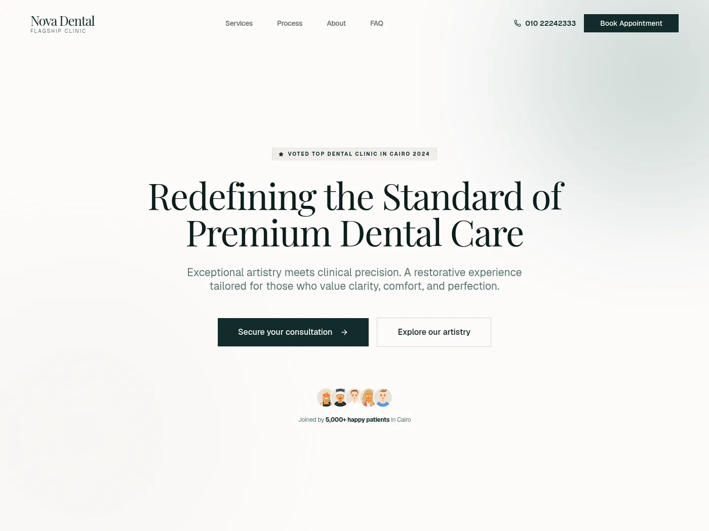 Nova Dental Flagship Site