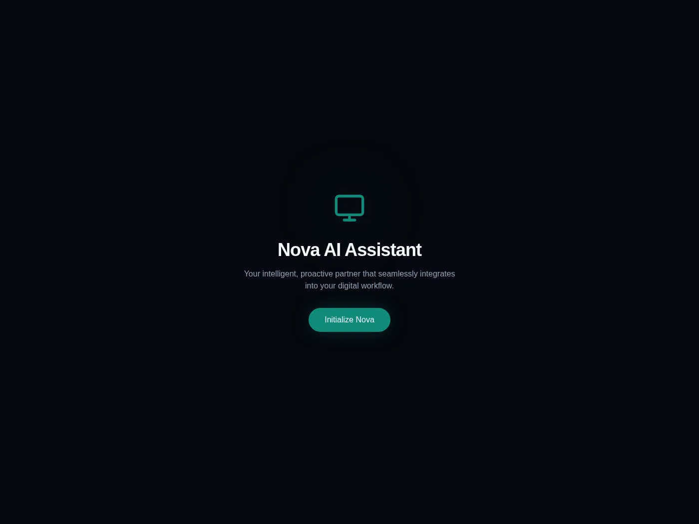 Nova AI Desktop Assistant
