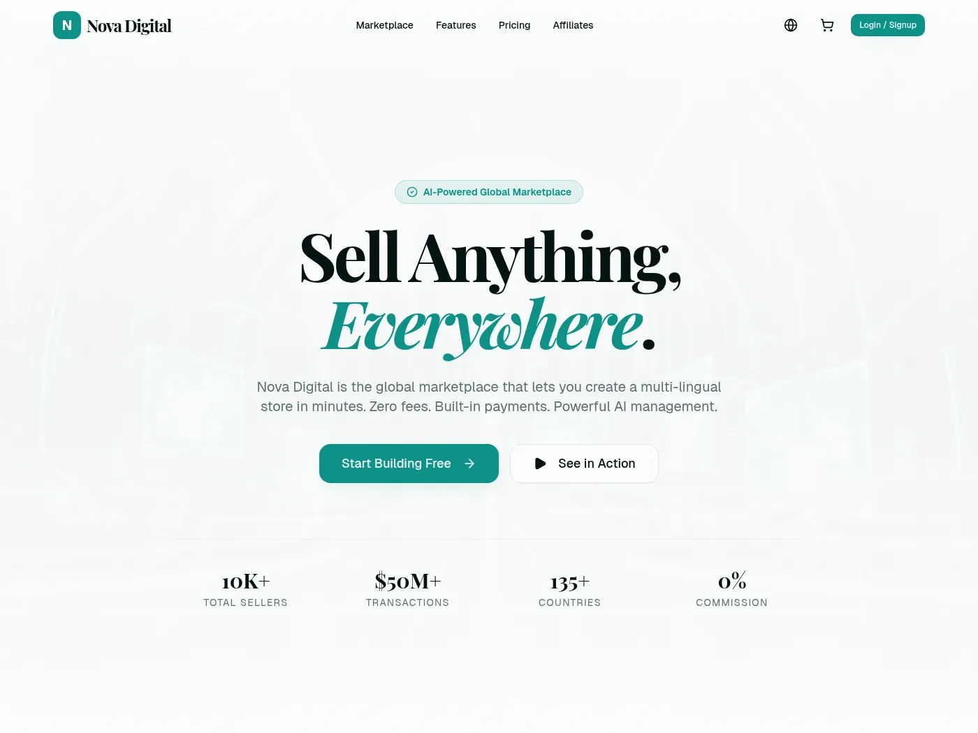Nova Digital Marketplace