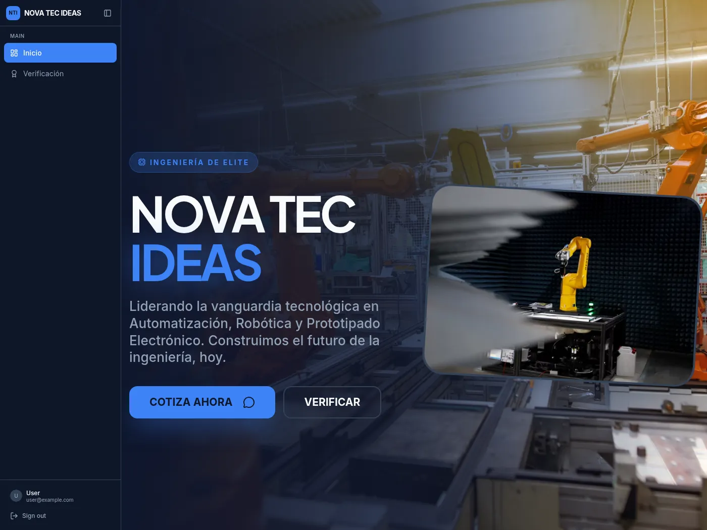 NOVA Tec Ideas Web