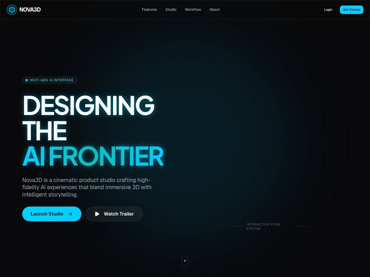 Nova3D AI Studio Site