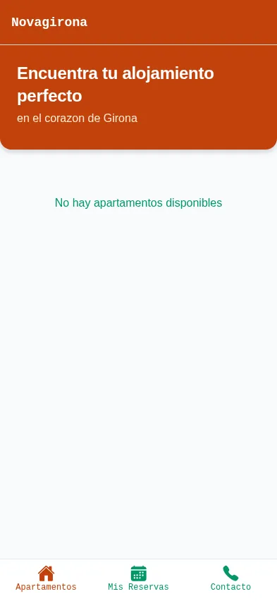Novagirona Booking App