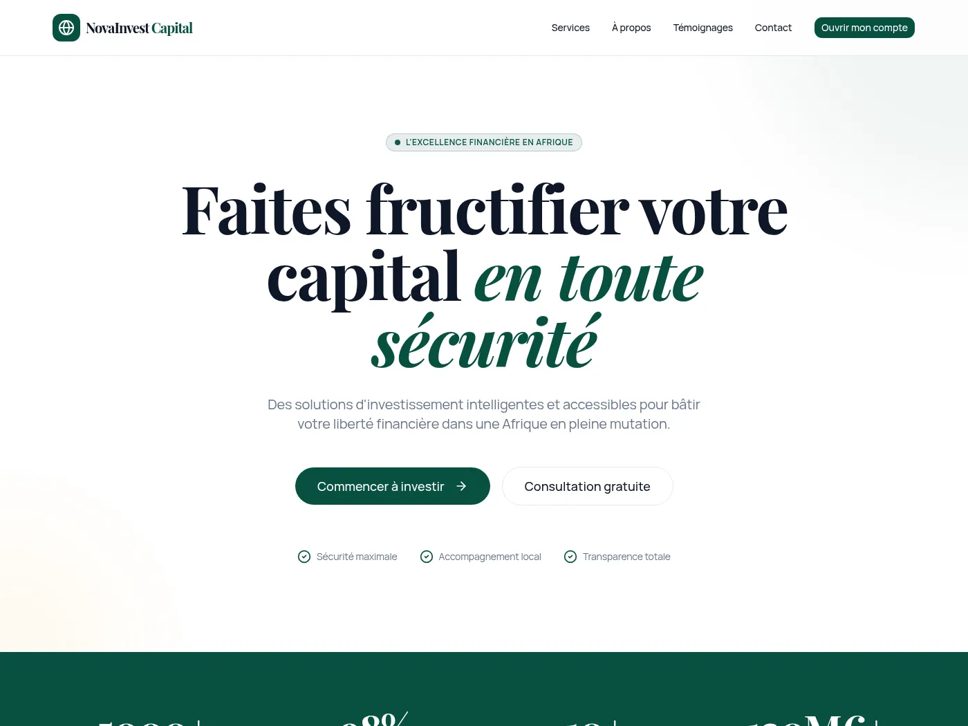 NovaInvest Capital Site