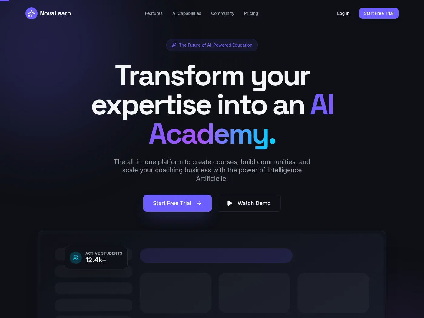 NovaLearn AI LMS