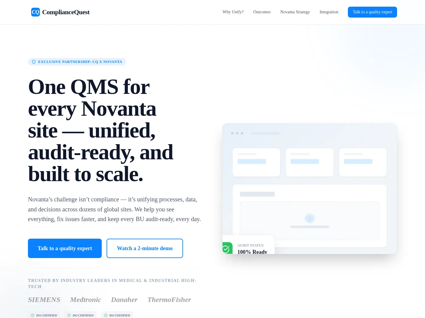 Novanta ABM CQ Landing
