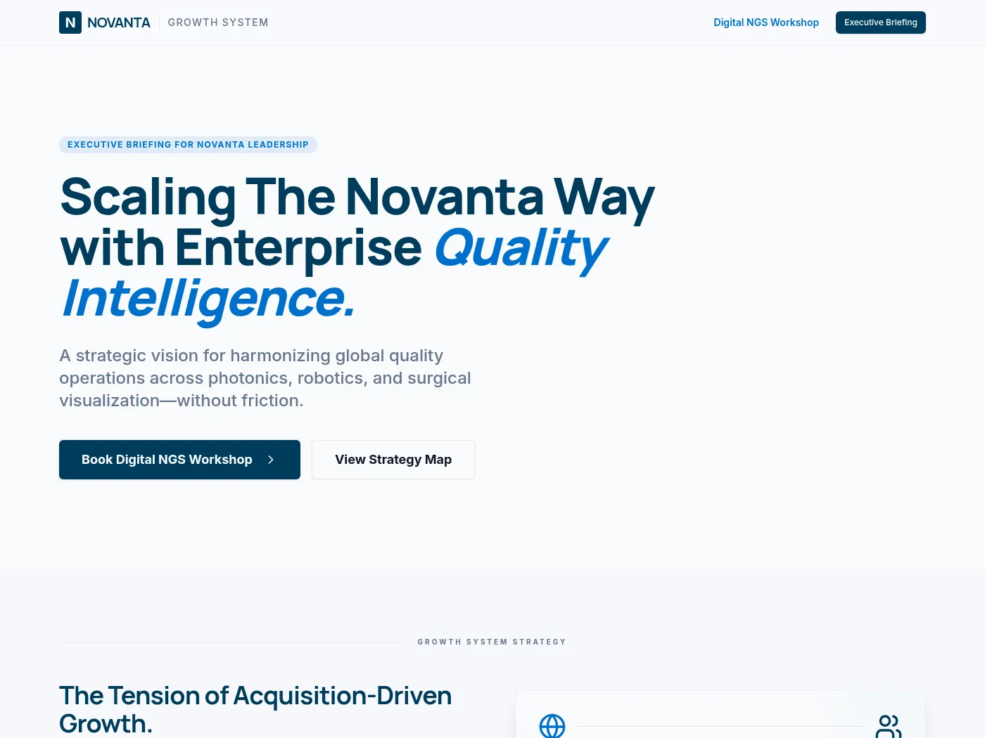 Novanta Executive ABX Page