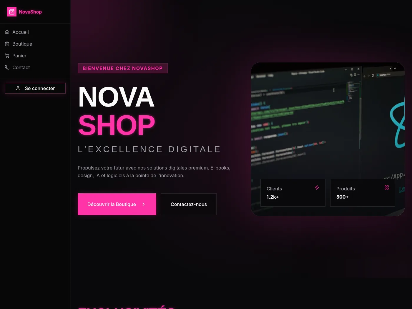 NovaShop Digital Store