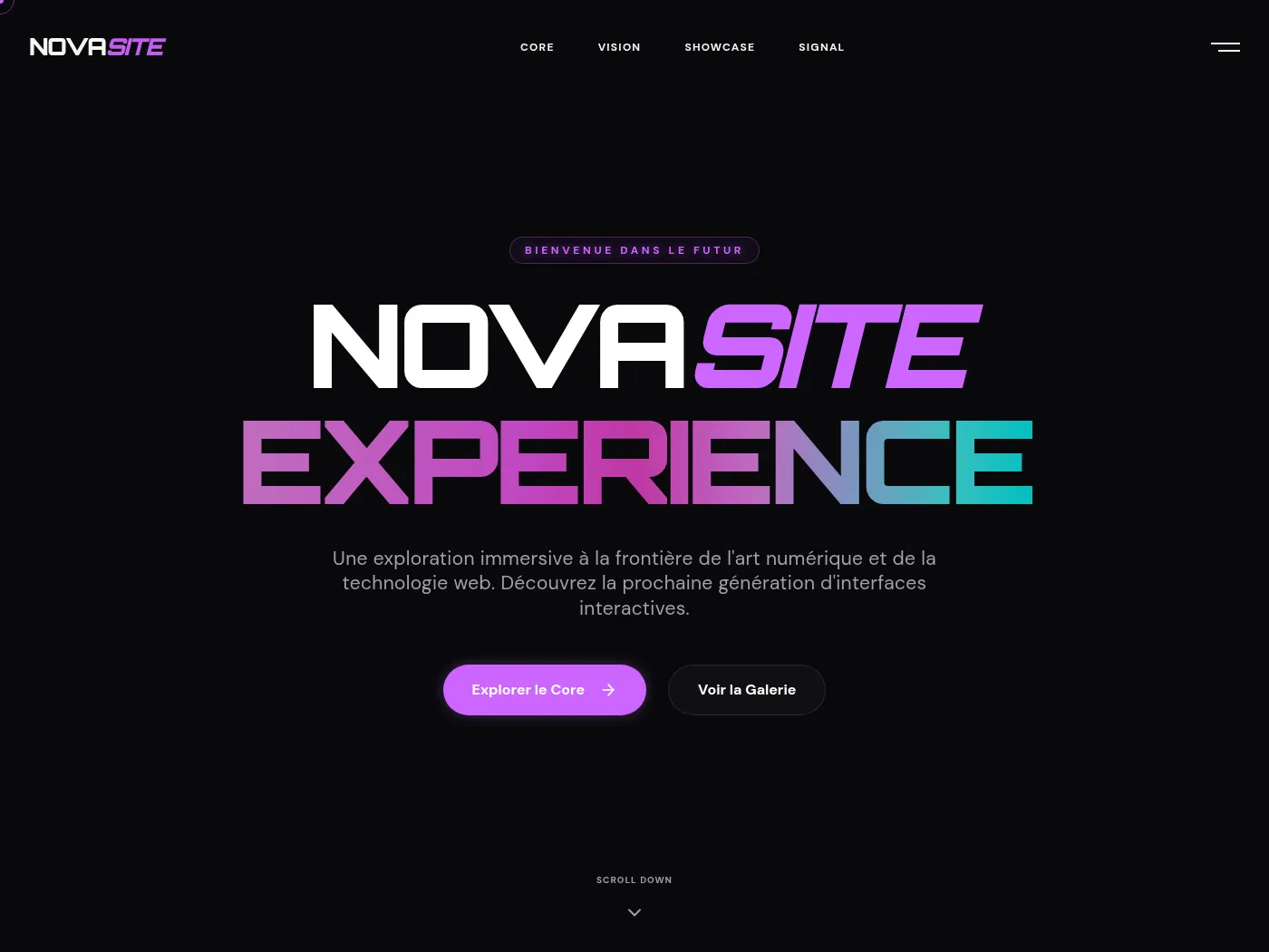 NovaSite 3D Experience