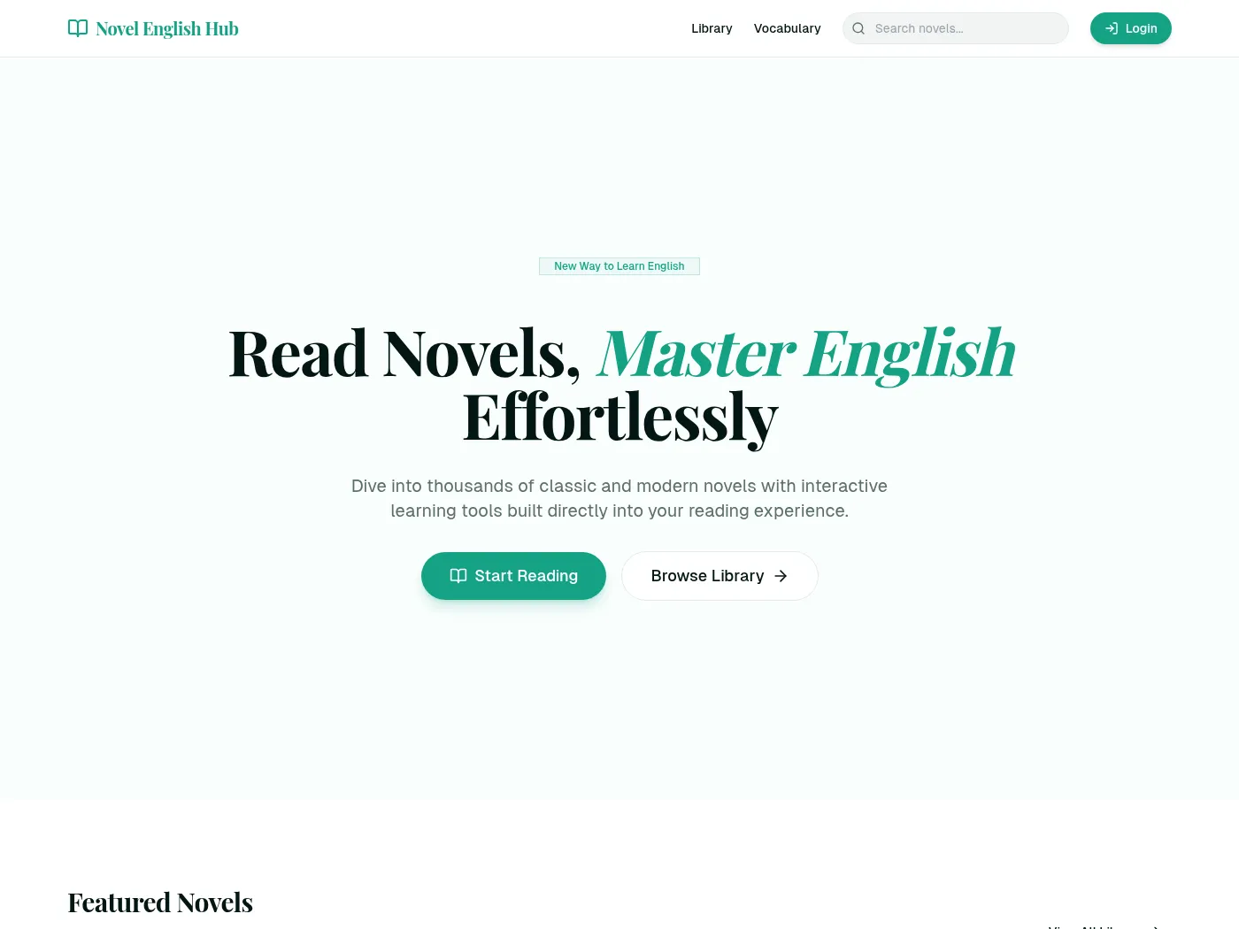 Novel English Hub