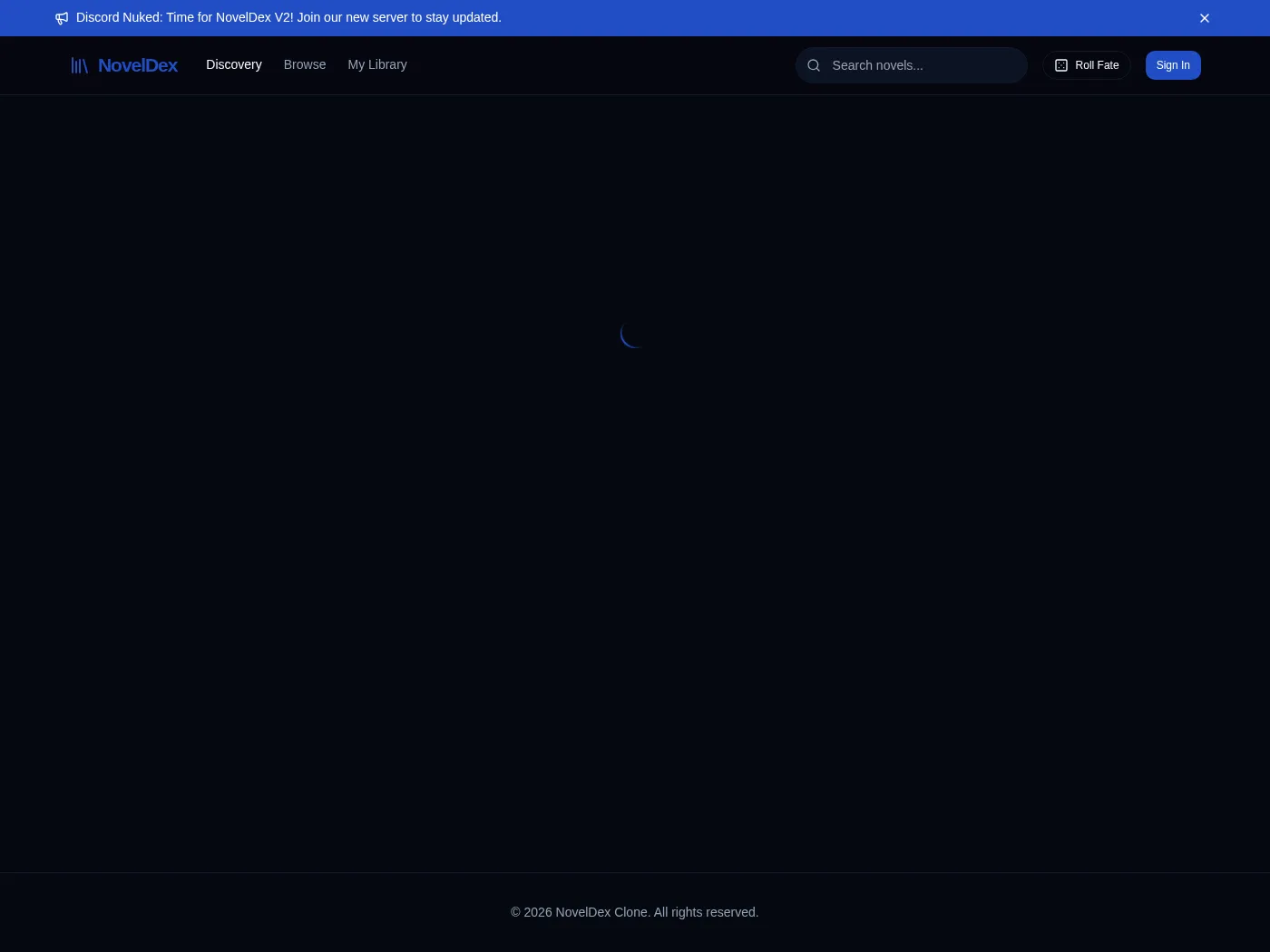 NovelDex Clone
