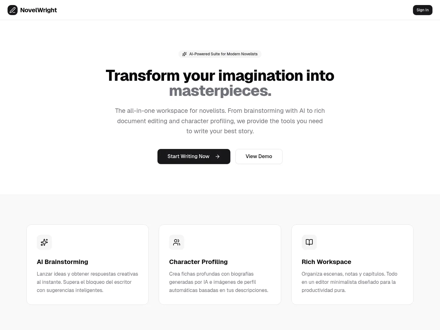 NovelWright AI Suite