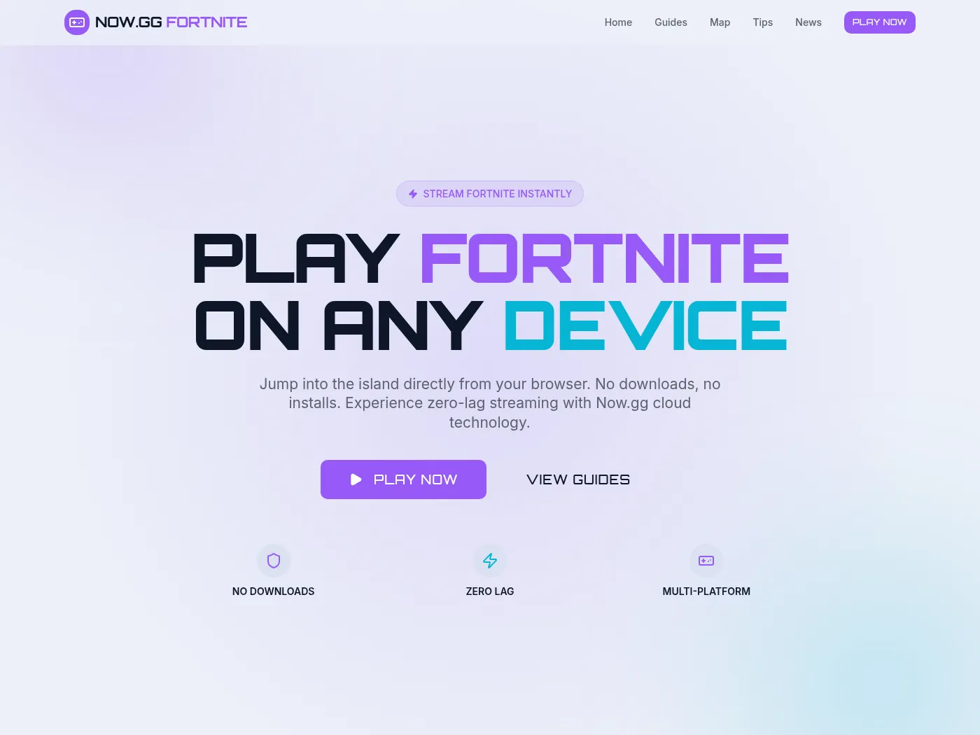 Now.gg Fortnite Portal