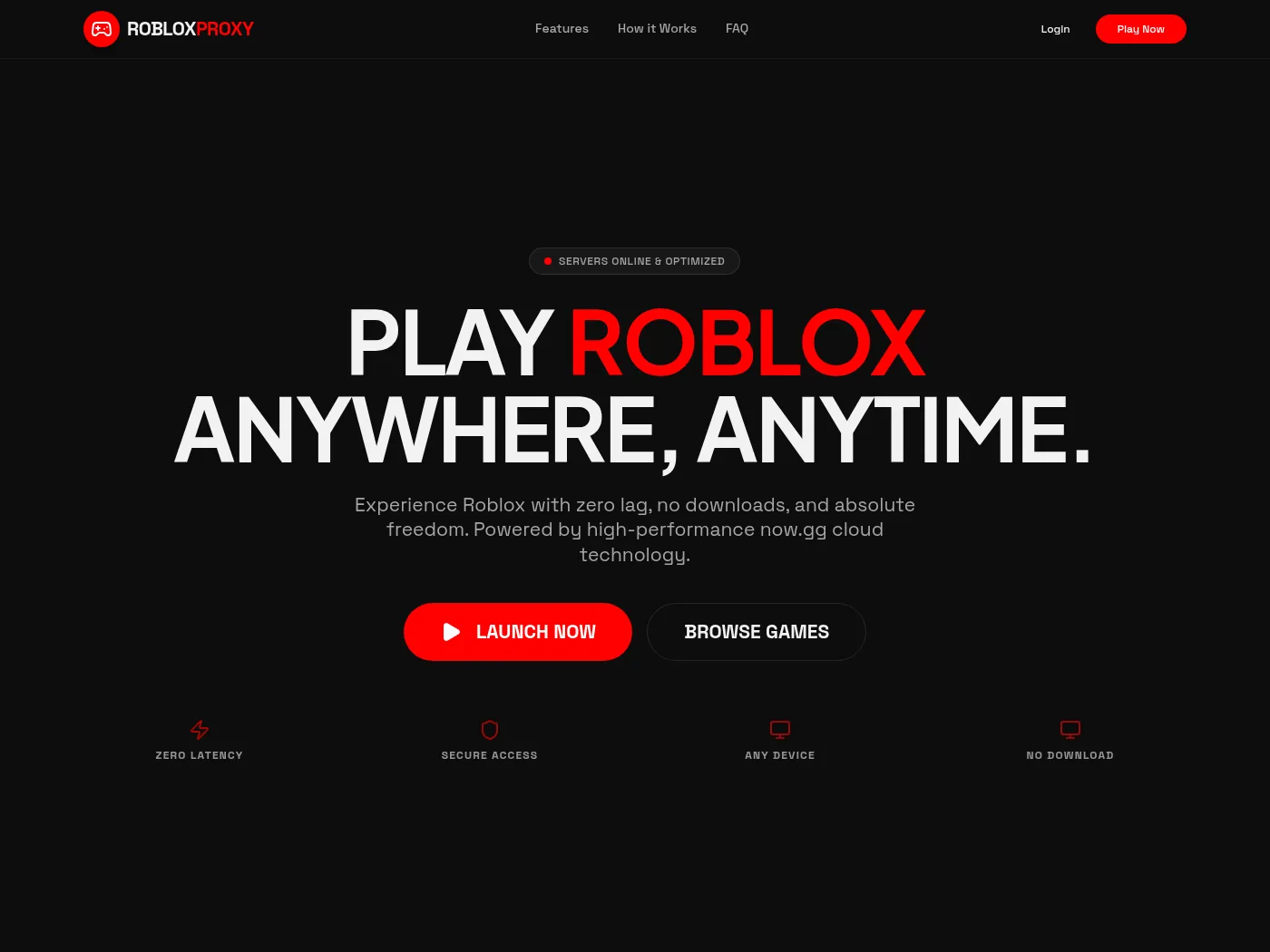 Now.gg Roblox Proxy