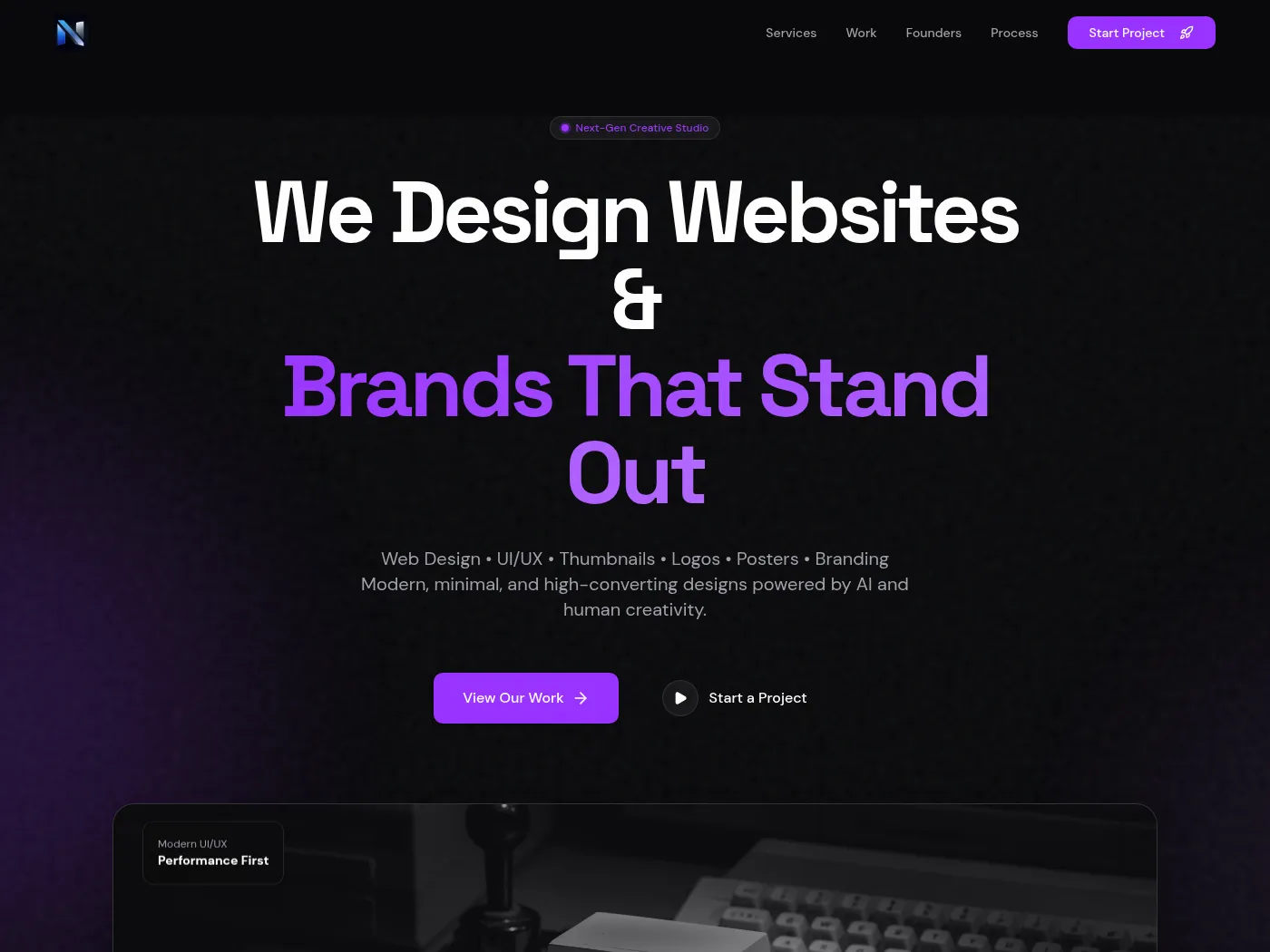 Noxel Studio Agency Site