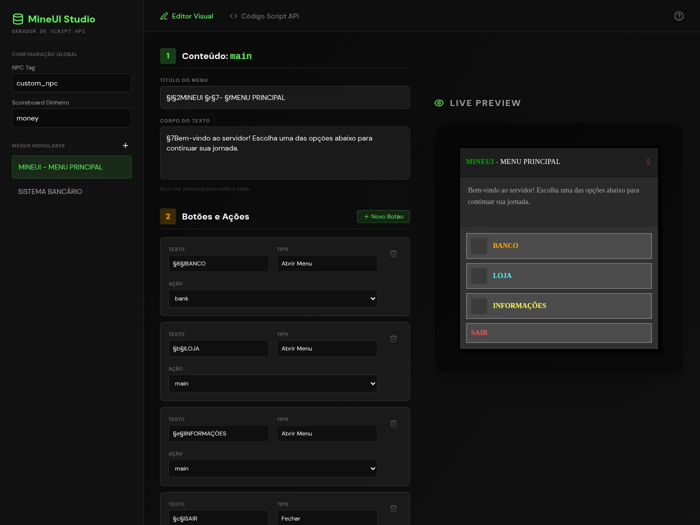 MineUI NPC Addon