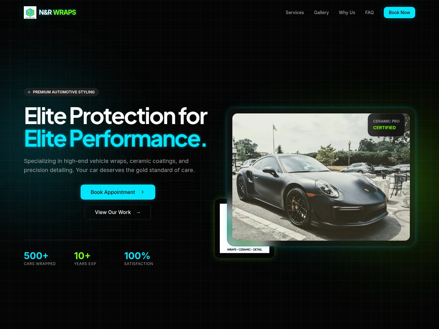 N&R Wraps Detailing Site