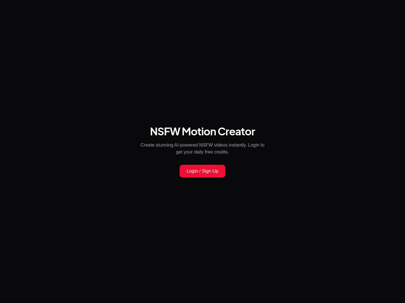 NSFW Motion Creator