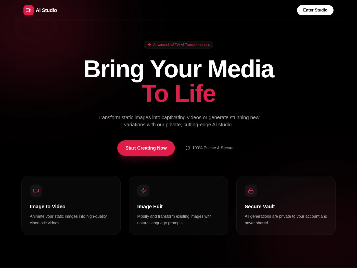 NSFW Media AI Studio