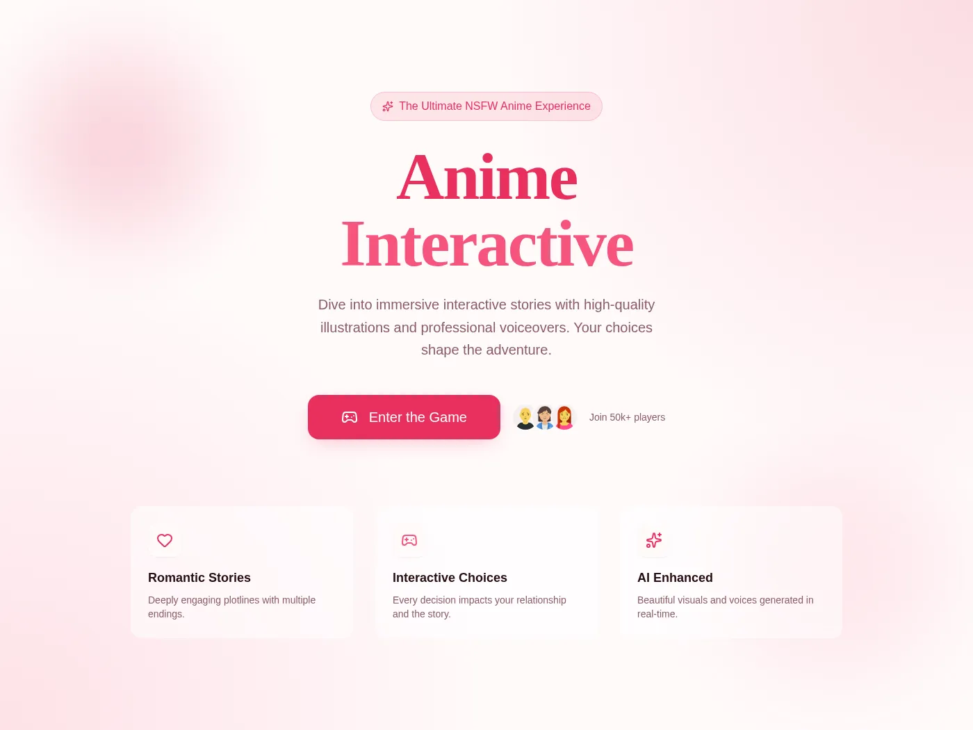 Anime NSFW Interactive Game
