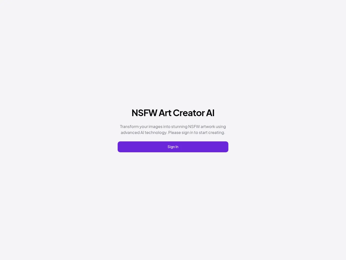 NSFW Art Creator AI