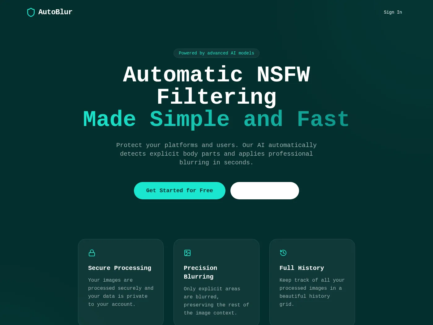 AutoBlur NSFW Filter