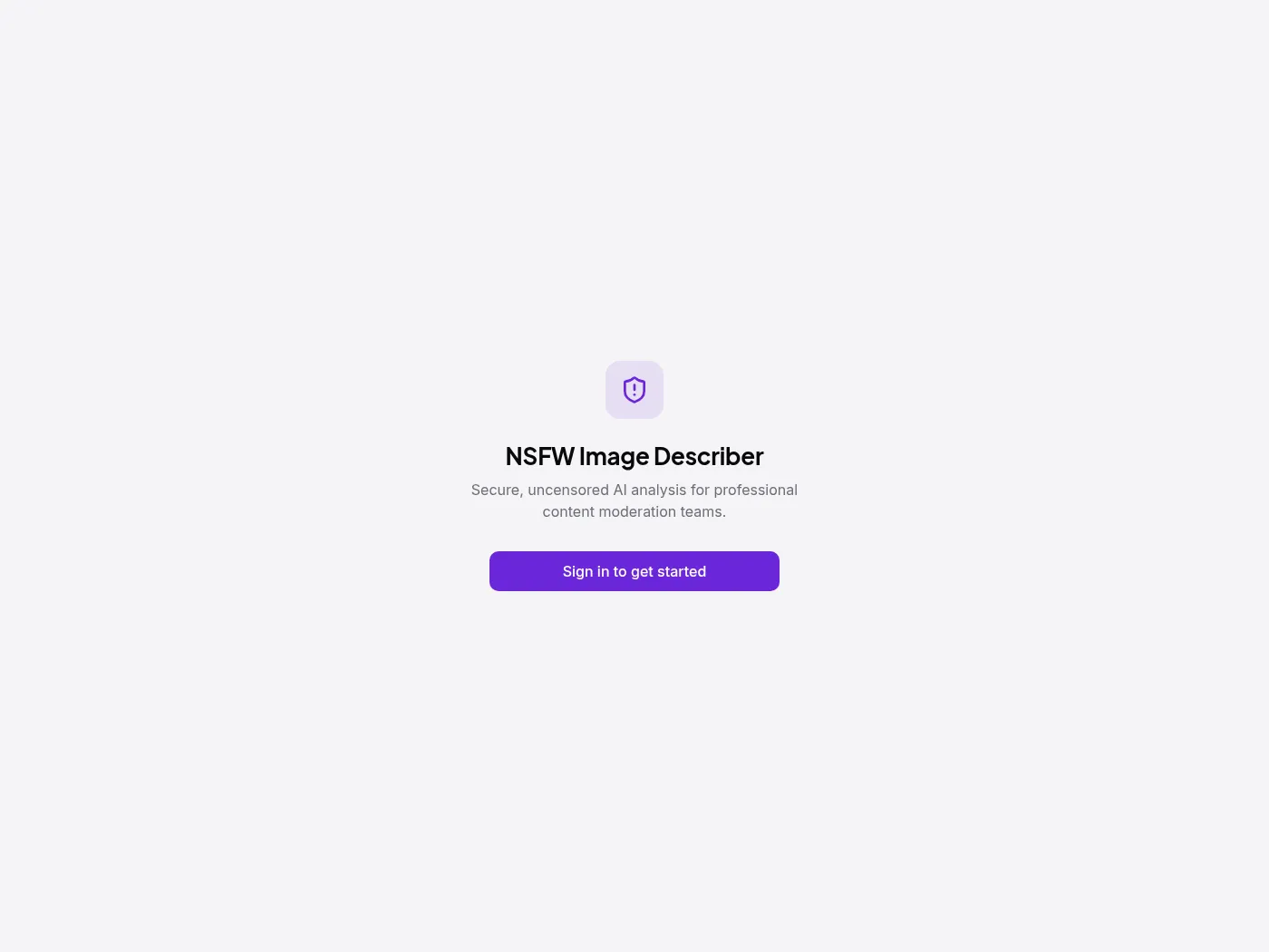 NSFW Image Describer