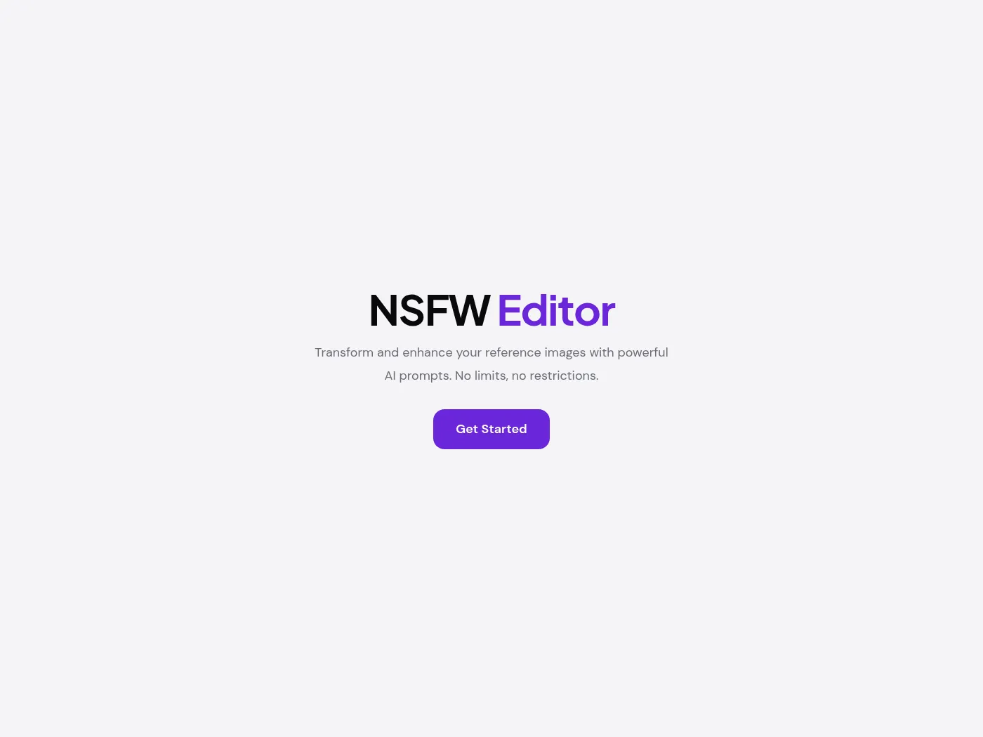 NSFW Image Editor