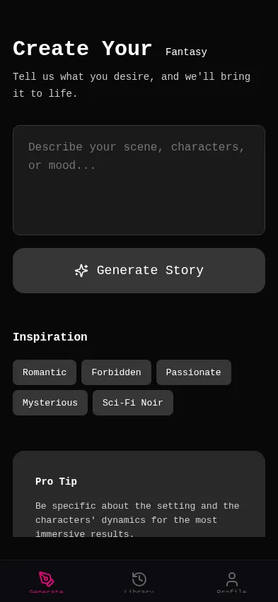 NSFW Story Generator