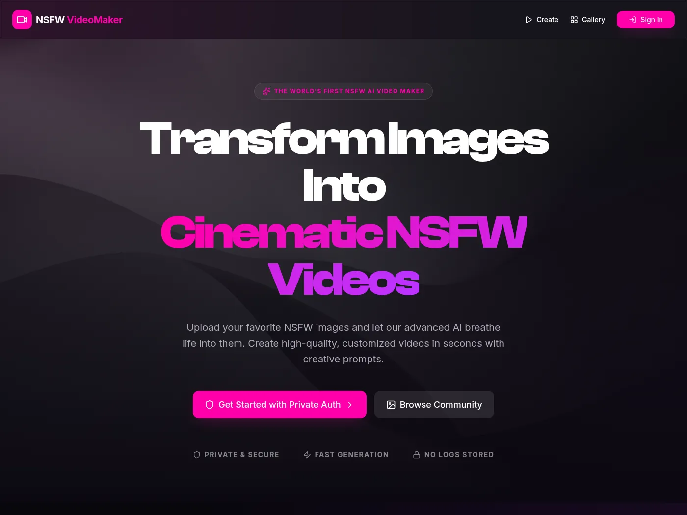 NSFW AI Video Maker